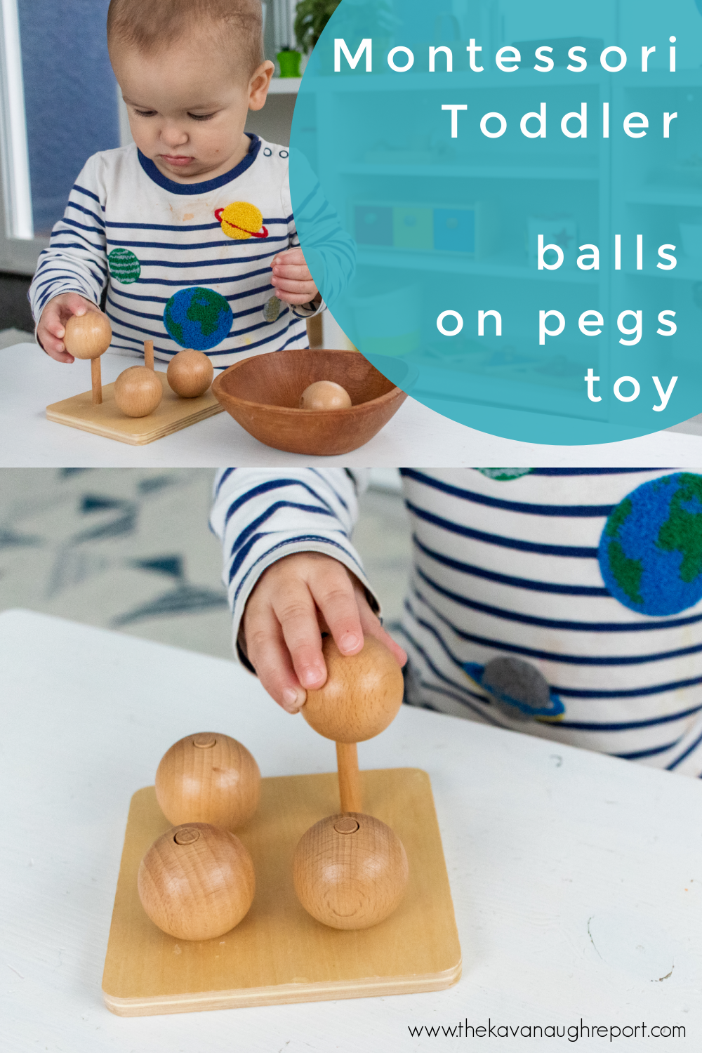 Montessori Toddler: A Pegging Challenge