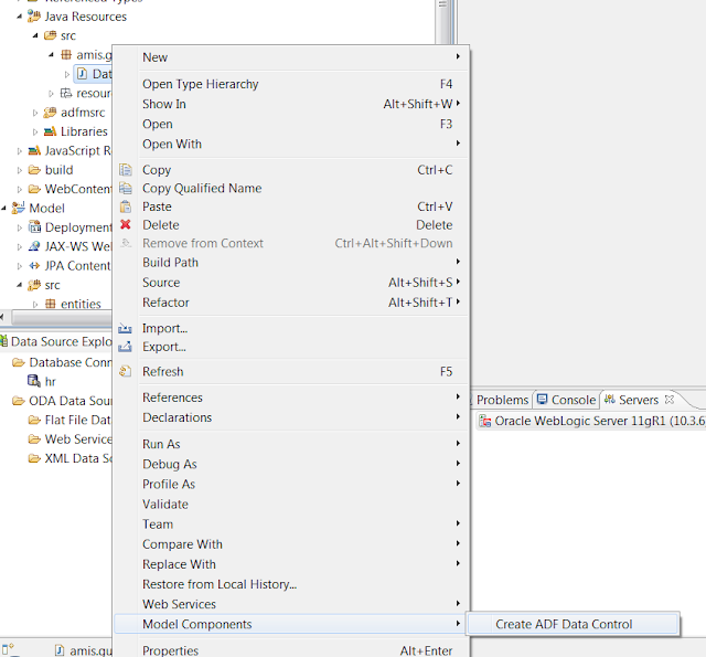 Java / Oracle SOA blog: ADF development with Eclipse (OEPE)