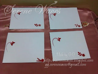 Serene Waves: Small Photo-Frame greeting cards