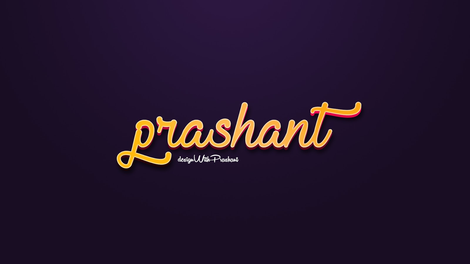 PHOTOSHOP TYPOGRAPHY | DESIGN WITH PRASHANT - DESIGN WITH PRASHANT