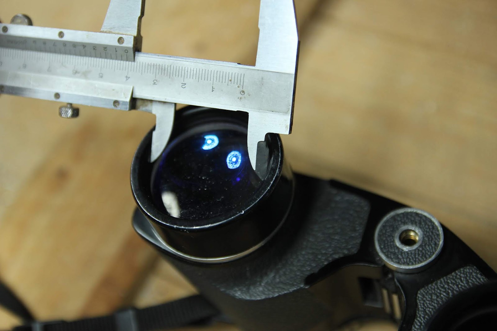 DIY Table Top Binocular Collimator - The Experiment