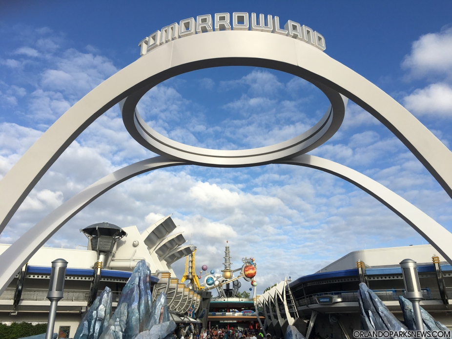 Magic Kingdom Update: New Tomorrowland Sign Debuts (PART 1) - Orlando ...