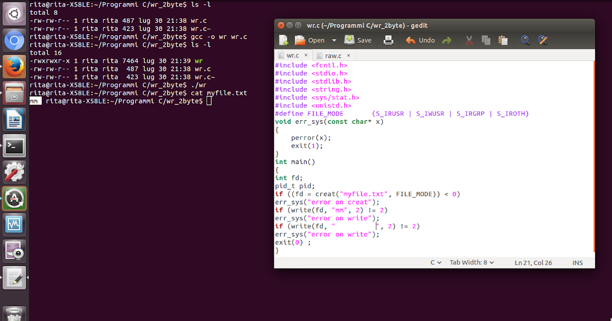 How to write 2 byte in modality FILE_MODE. C language,