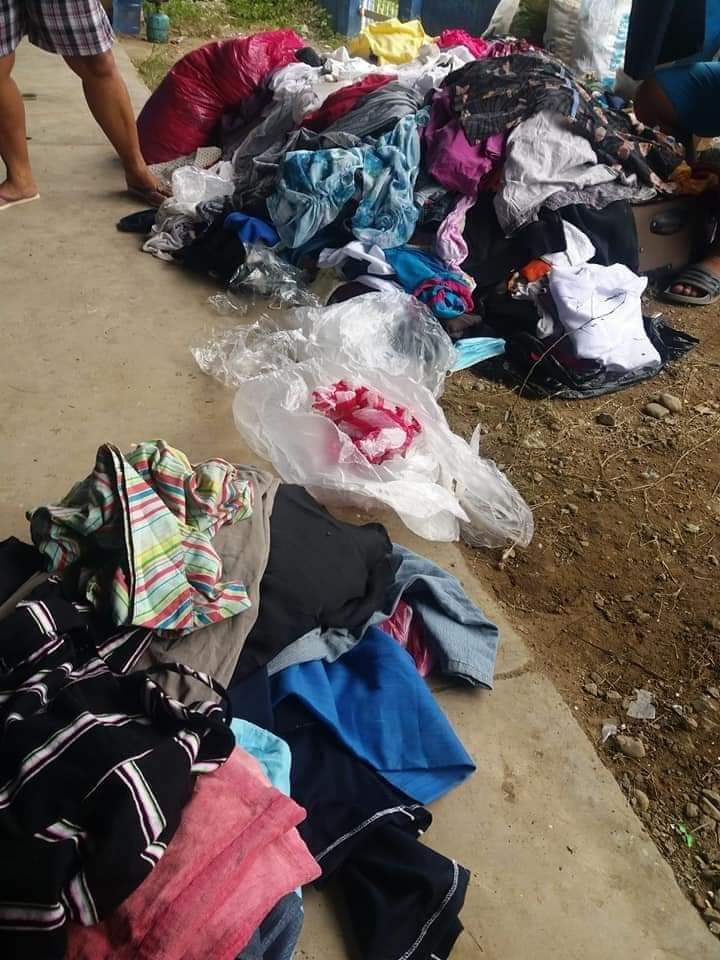 Mga Damit na Donasyon para sa mga Taga Rizal, itinapon lamang sa ilog ...