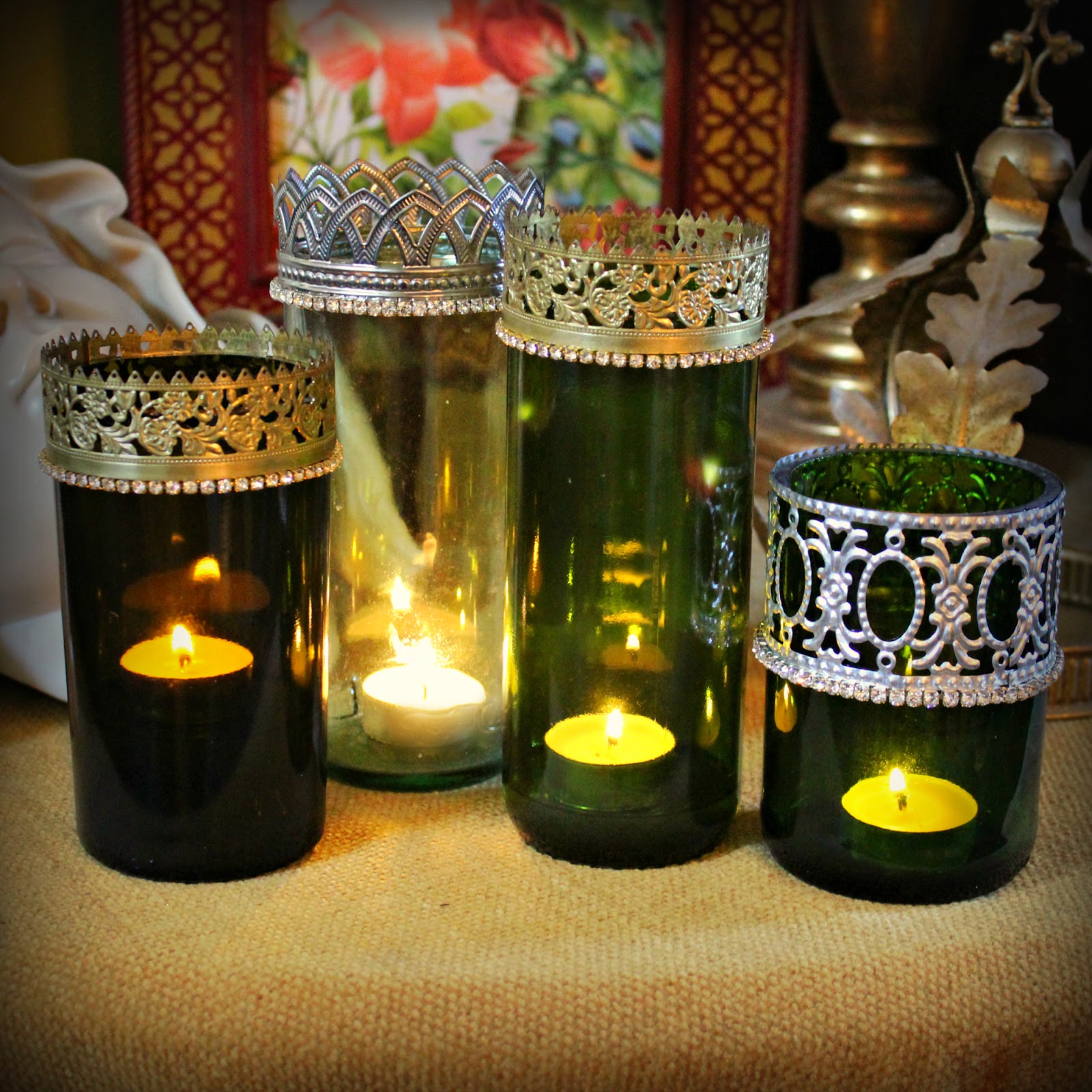 Mark Montano: Medieval Wine Bottle Candles