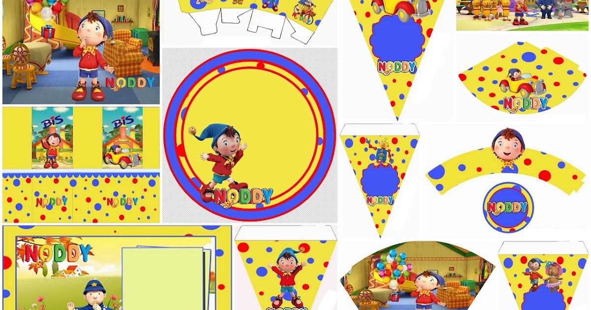 Noddy: Free Printable Kit. - Oh My Fiesta! in english