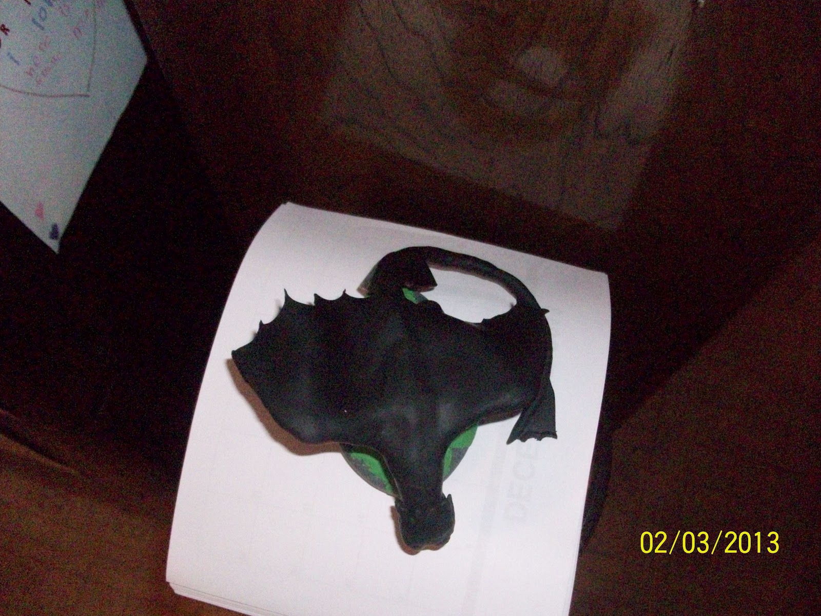 Devaron Jeffery's Online Portfolio: Polymer Clay Toothless Version #2