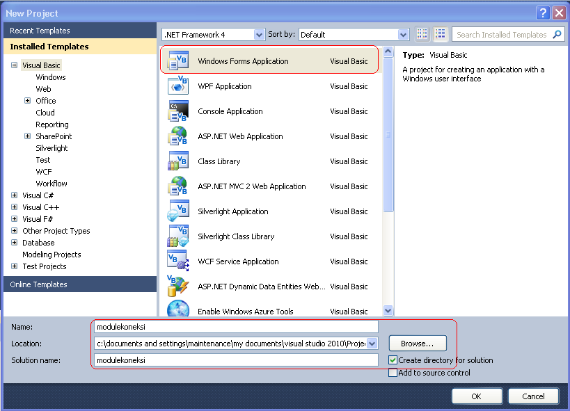 TipsTrik79: Membuat Koneksi Di VB.Net Dengan Database SQL Server 2008
