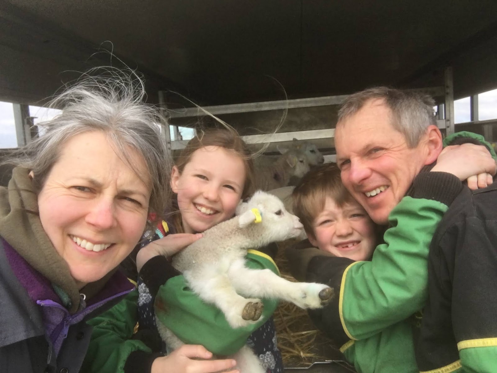 Camilla and Roly at Saddlescombe Farm