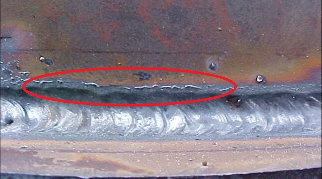 Integrated Weld Defect: Undercut