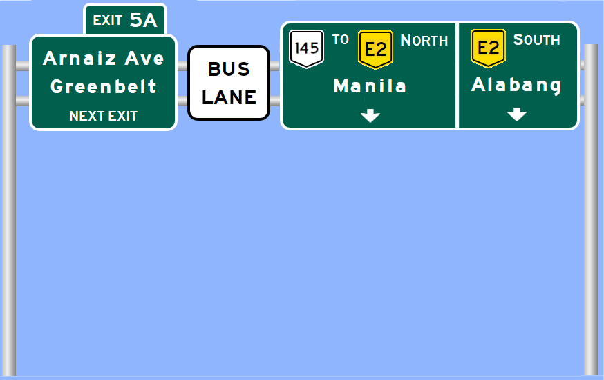 EDSA Pasay-Guadalupe sign ideas - ROUTE SHIELDS INCLUDED