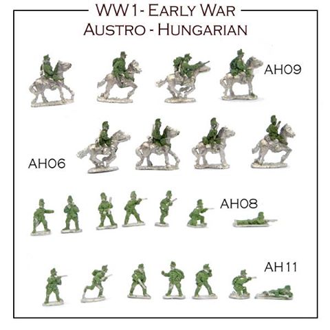 10mm Wargaming: WW1 Austro-Hungarian Dragoons and Hussars by Kallistra