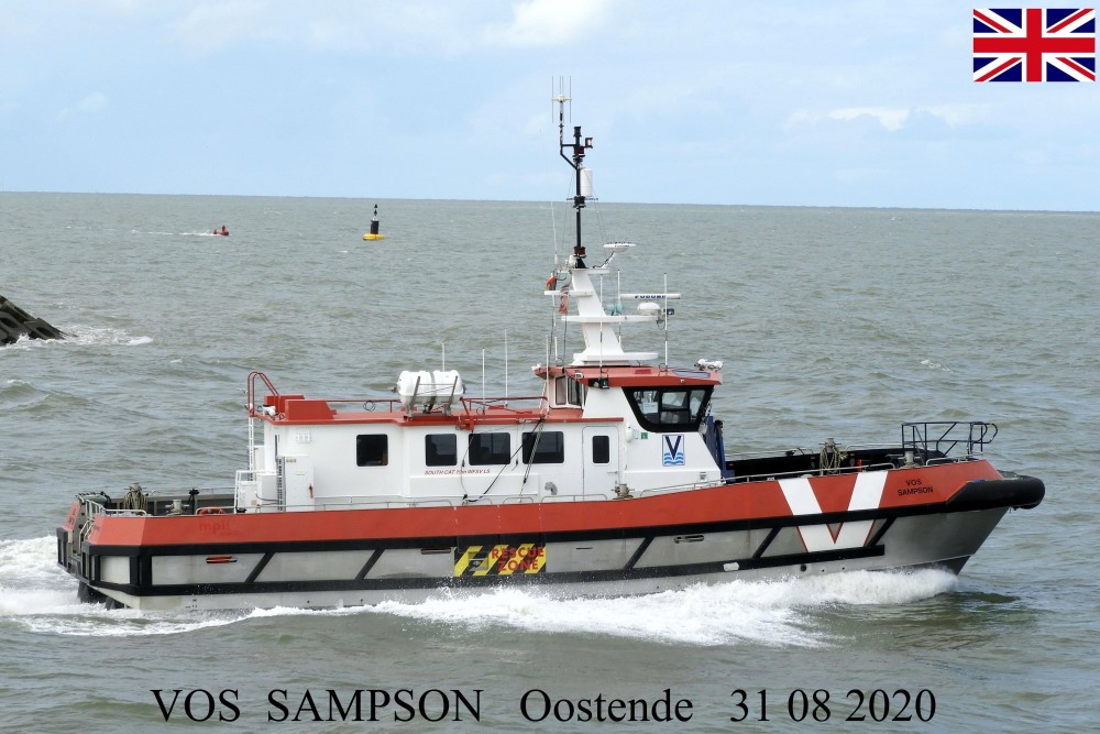 G.GYSSELS SHIPCOLLECTION: VOS SAMPSON : OFFSHORE CREW VESSEL