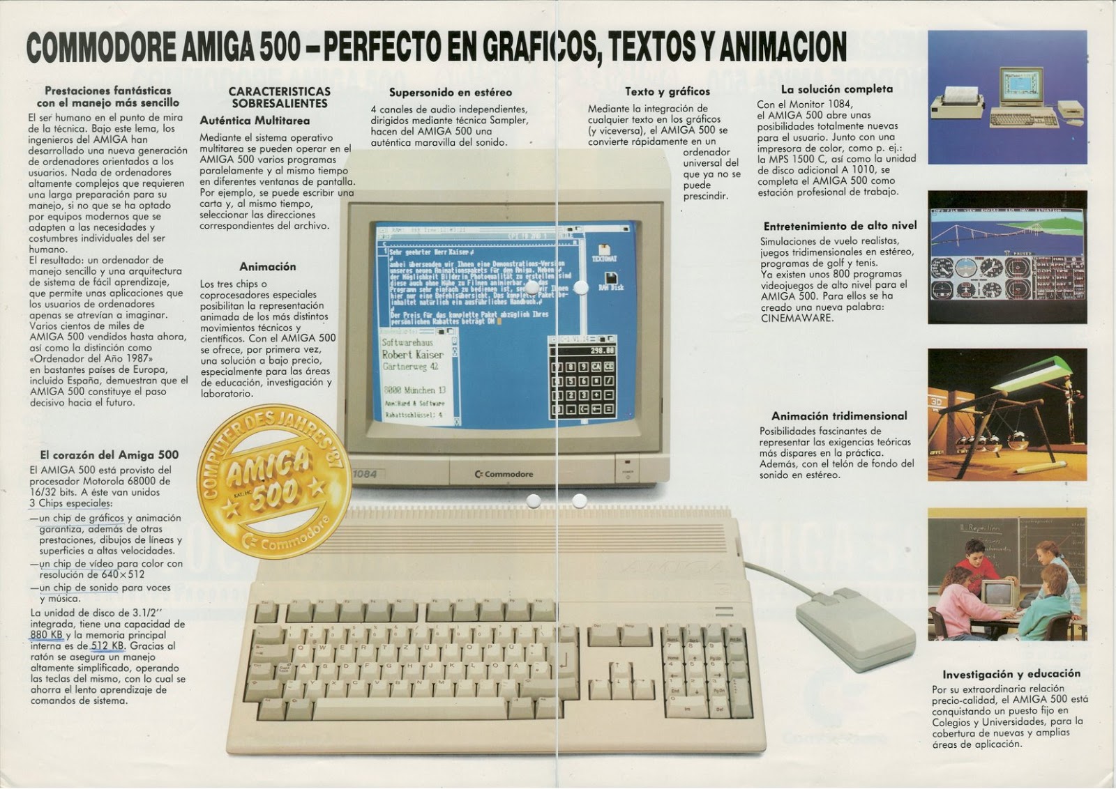 Informatica Viejuna: Commodore Amiga 500, 31 años