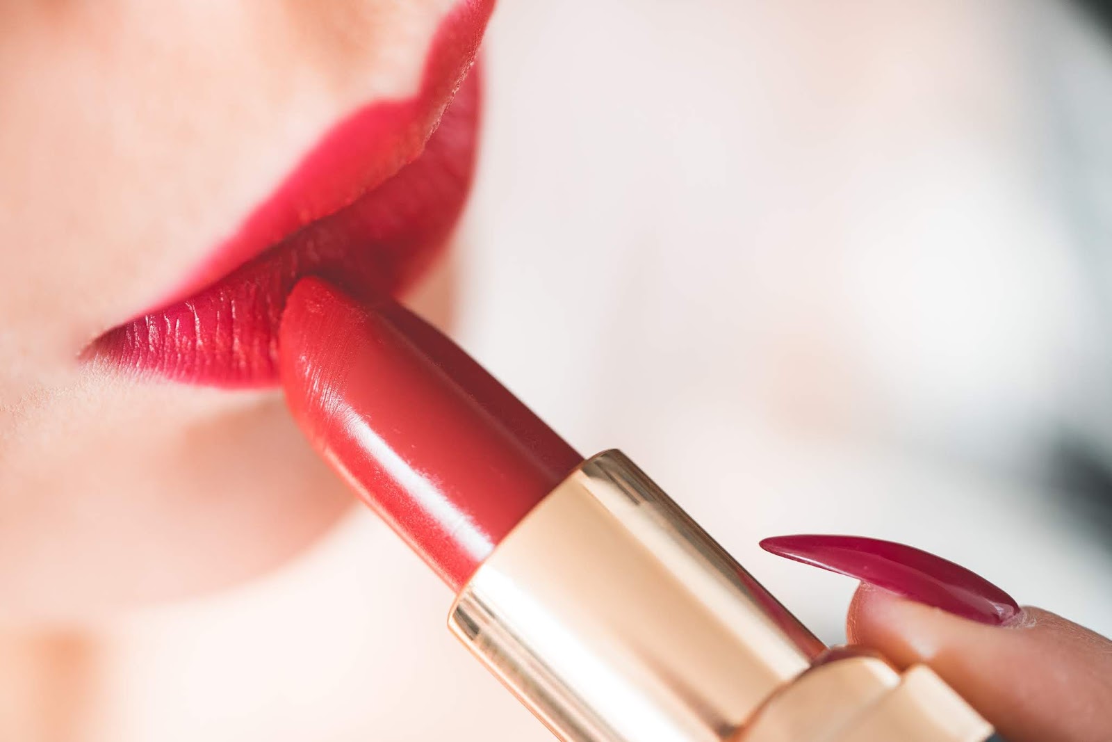 How To Apply Red Lipstick Step By Step
