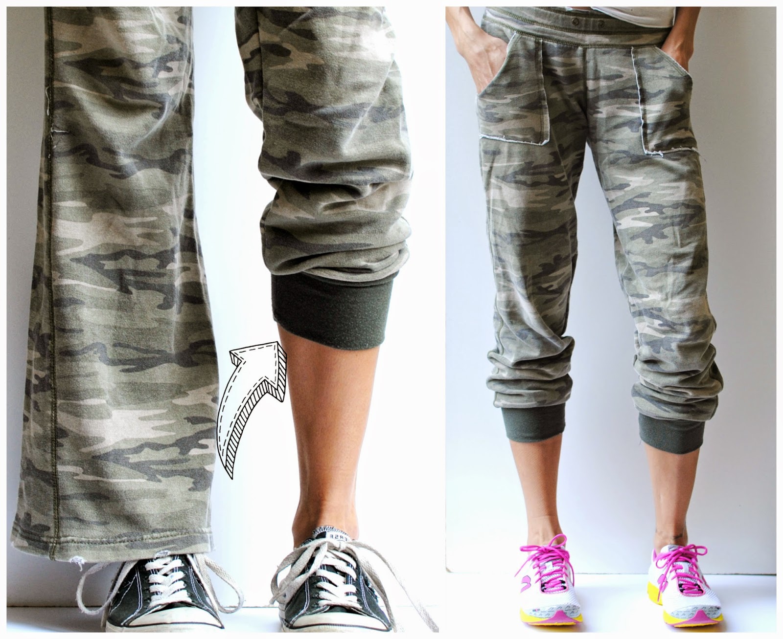 DIY Refashioned Track Pants | Trash To Couture | Bloglovin’