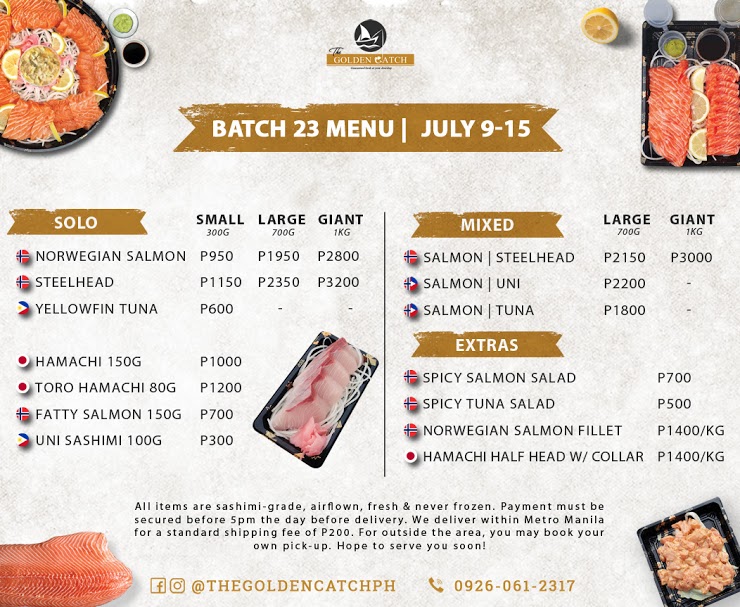 DUDE FOR FOOD: Dining in the Next Normal: A Salmon Run by The Golden ...