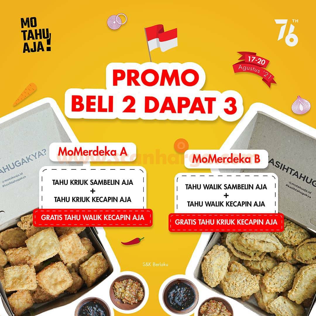 Promo Mo Tahu Aja MERDEKA Beli 2 Dapat 3 - scanharga