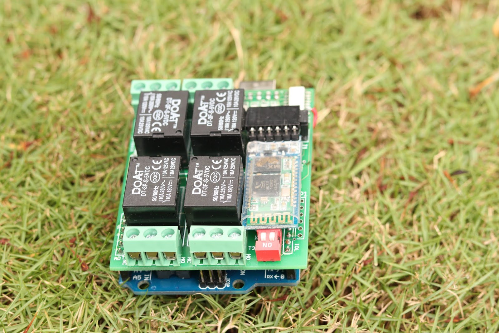 4 relay Bluetooth shield for Arduino Uno and Mega2560 based boards