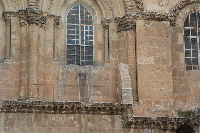 Immovable ladder – The Church of the Holy Sepulchre