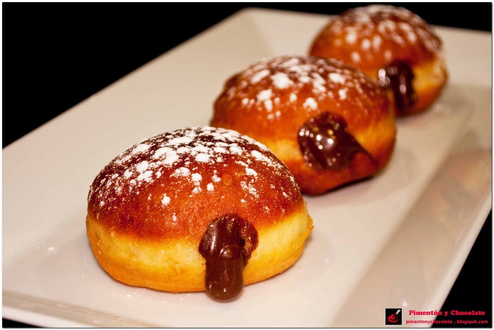 Pimentón y Chocolate. Mi mejor Blog de Recetas de Cocina.: Berlinas con ...