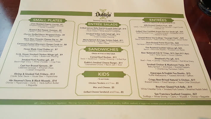 Angie's Appetizers: Dublin's