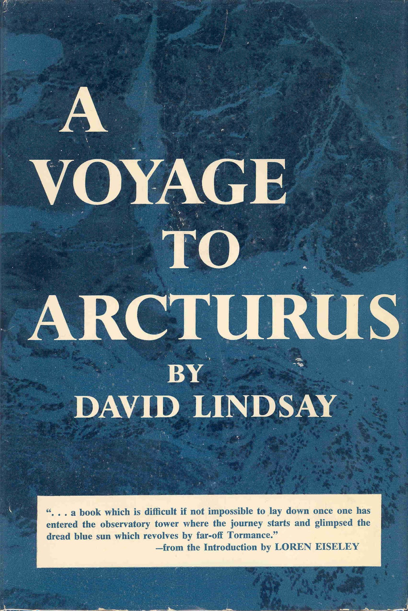 Wormwoodiana: The Centenary of A VOYAGE TO ARCTURUS