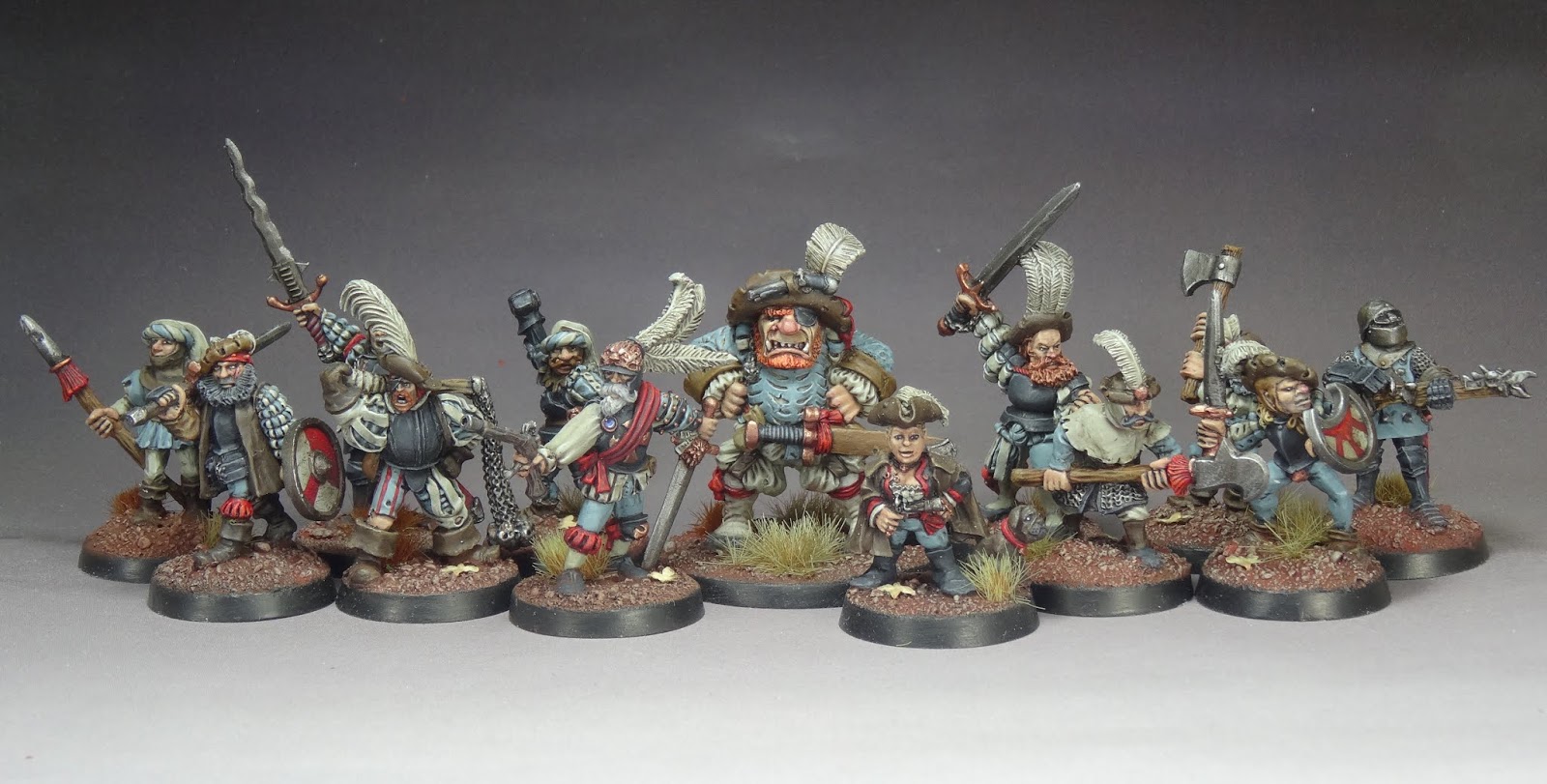 LEADPLAGUE: Empire mercenary band - Mordheim