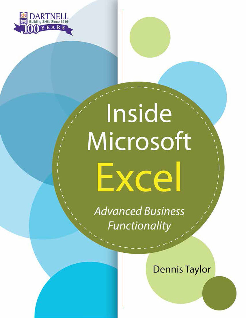 [FREE EBOOK]Inside Microsoft Excel: Advanced Business Functionality by ...