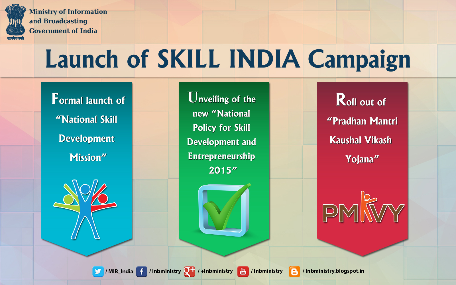 Ministry of Information & Broadcasting: #SkillIndia