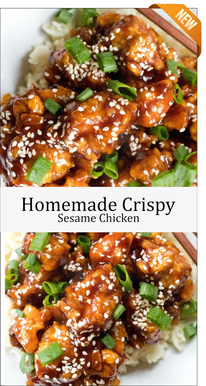 Homemade Crispy Sesame Chicken