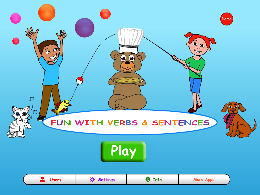 Fun With Verbs & Sentences (App Review!) - Speech Time Fun: Speech and ...