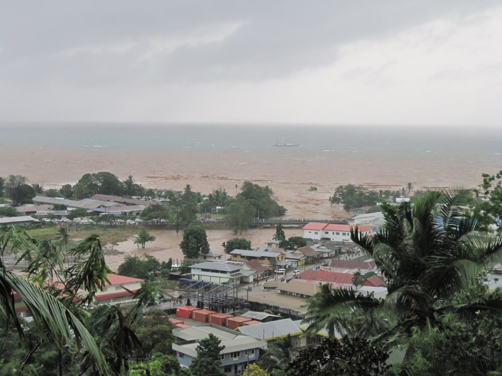 She'll be right.: Flash flooding in Honiara