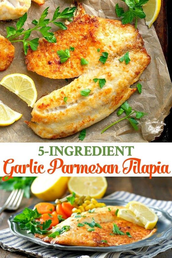 5-Ingredient Garlic Parmesan Tilapia - Recipe 44