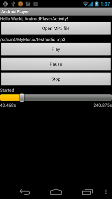 Android-er: Display playing time for MediaPlayer