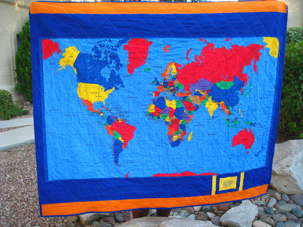 Made By Cola: United States Map Quilt