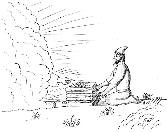 Robin's Great Coloring Pages: Brother of Jared sees the Lord's Finger ...