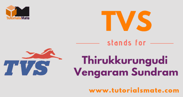 TVS Full Form: What is the full form of TVS? - TutorialsMate