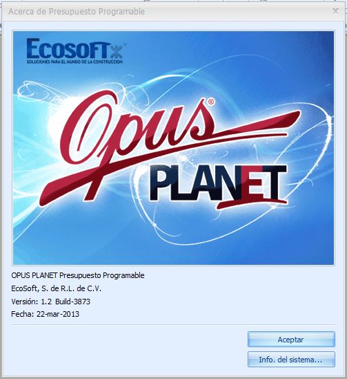 OPUS PLANET: Software de Precios Unitarios, Presupuestos y Control de ...