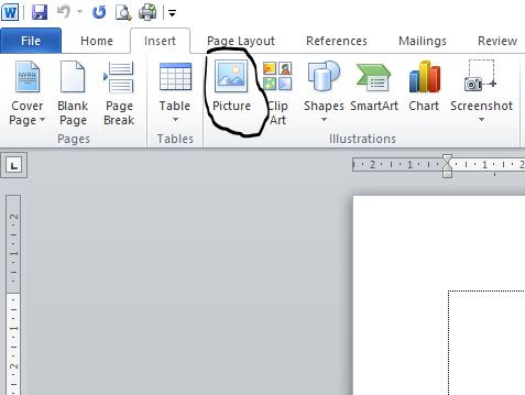 Cara Memasukkan Gambar (Insert Picture) atau Foto Di Microsoft Word ...
