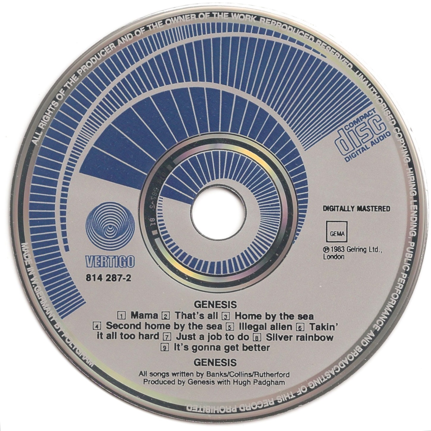 The First Pressing CD Collection: Genesis - Genesis