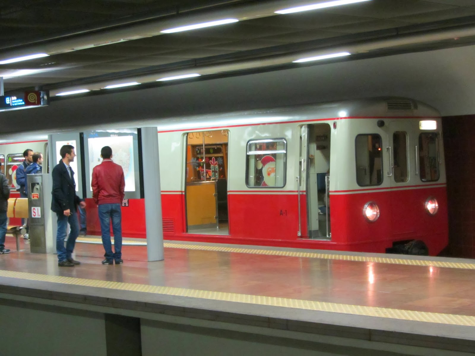 Os Caminhos de Ferro: Metro de Lisboa - passeio nas ML7 (04/01/2014)