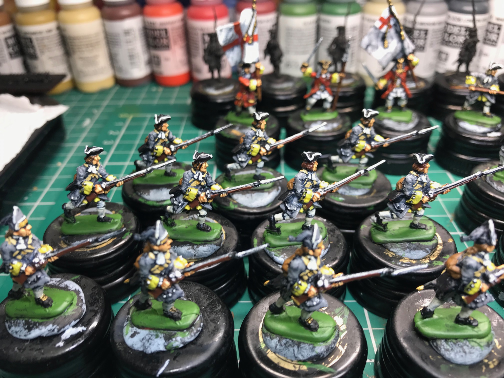 A figure painting therapy project.: 38th Regiment of Foot - Strelets 1 ...