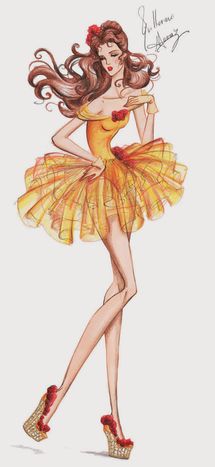 Quero de Nutella: Princesas da Disney em Croqui ♥♛