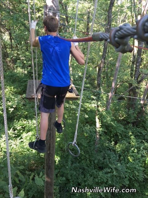 Nashville Shores Treetop Adventure Park - Nashville Wife