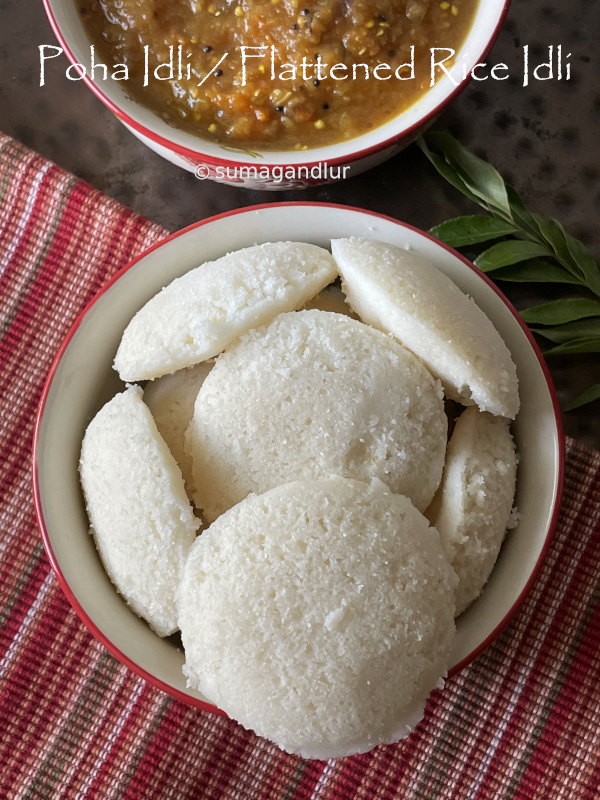 Veggie Platter: Poha Idli / Avalakki Idli / Flatenned Rice Idli