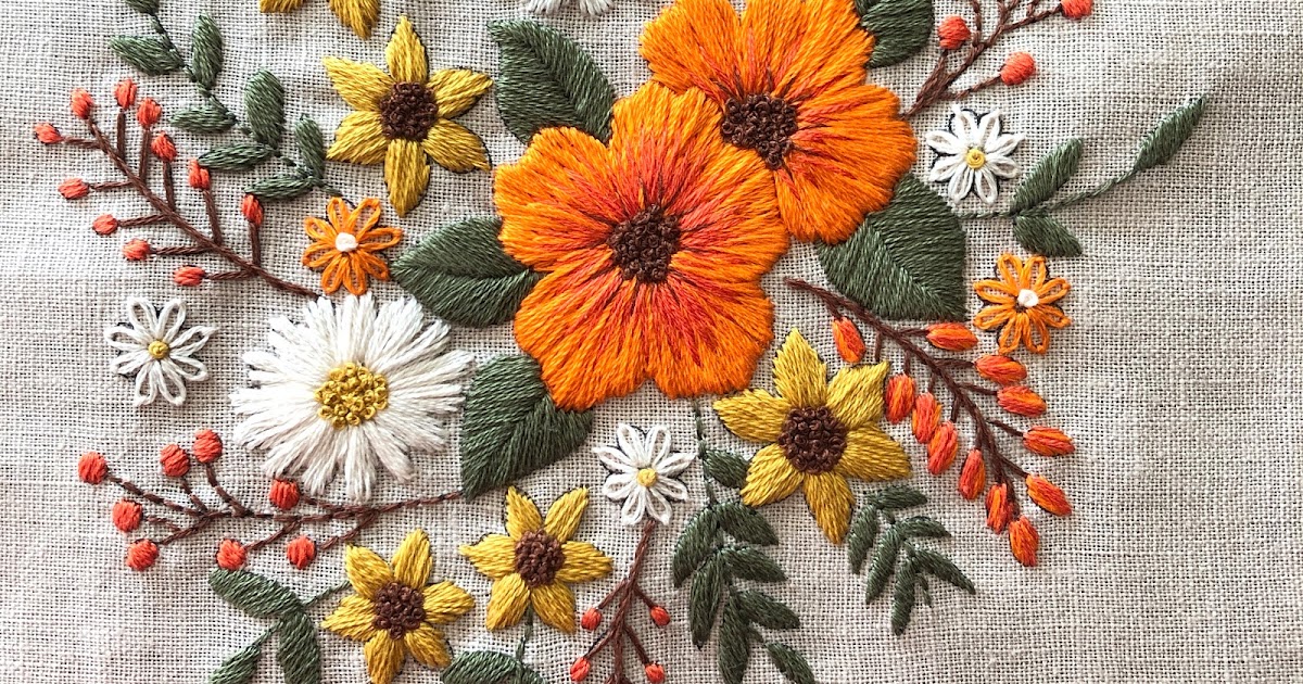 Bits of Stitching!: Flower Bouquet Completed