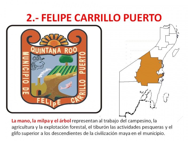 Historia y Geografía de Quintana Roo : Escudos de Quintana Roo y sus ...