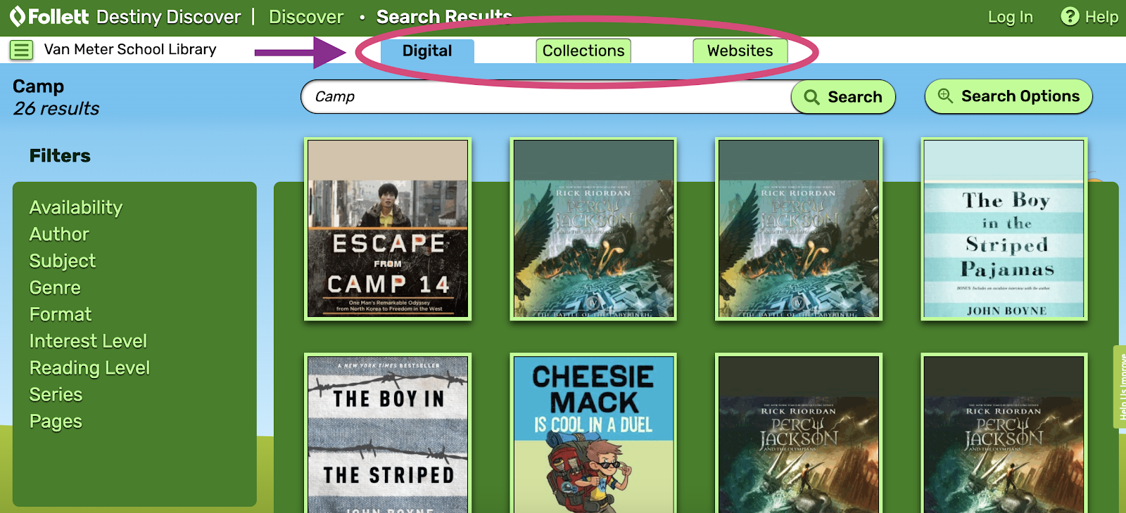 The Library Voice: A Handy New Way For Students To Search Digital Only ...