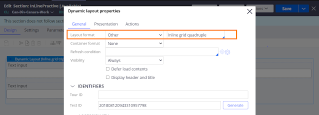 Pega Learnings: How to use inline layouts in Pega